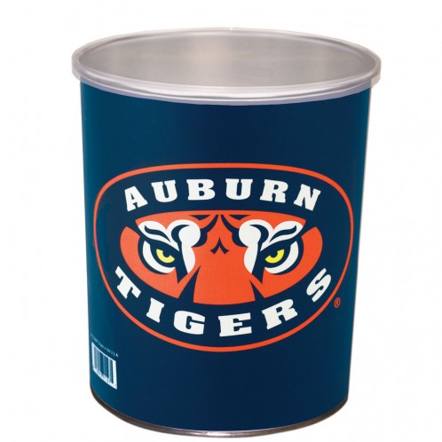 1 Gallon Auburn Tigers Popcorn Tin – Outer Banks Popcorn Shoppe