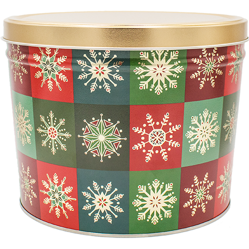 2 Gallon Glistening Gold Wrapping Paper Tin – Outer Banks Popcorn Shoppe
