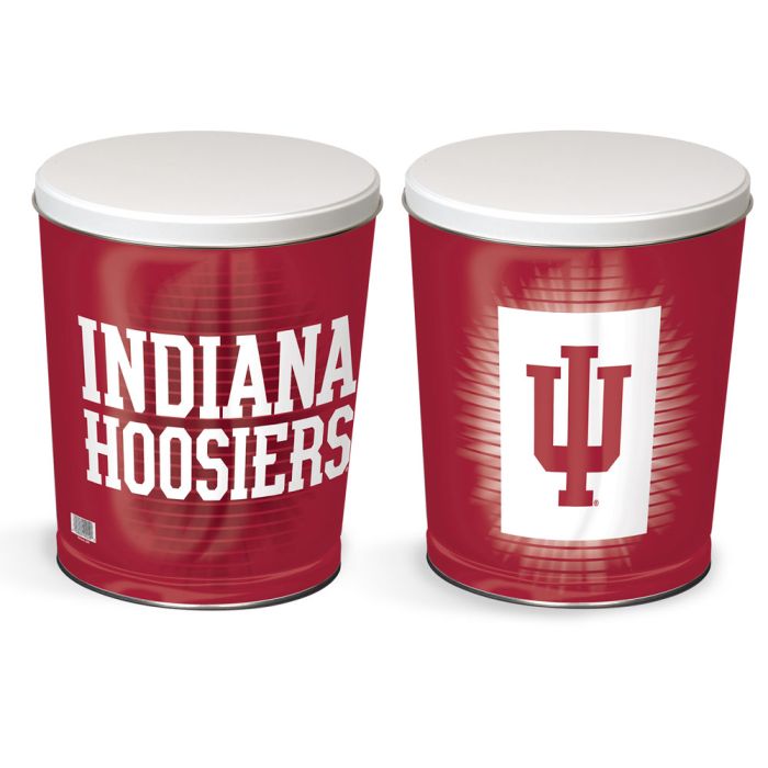 3.5 Gallon Indiana Hoosiers Popcorn Tin – Outer Banks Popcorn Shoppe