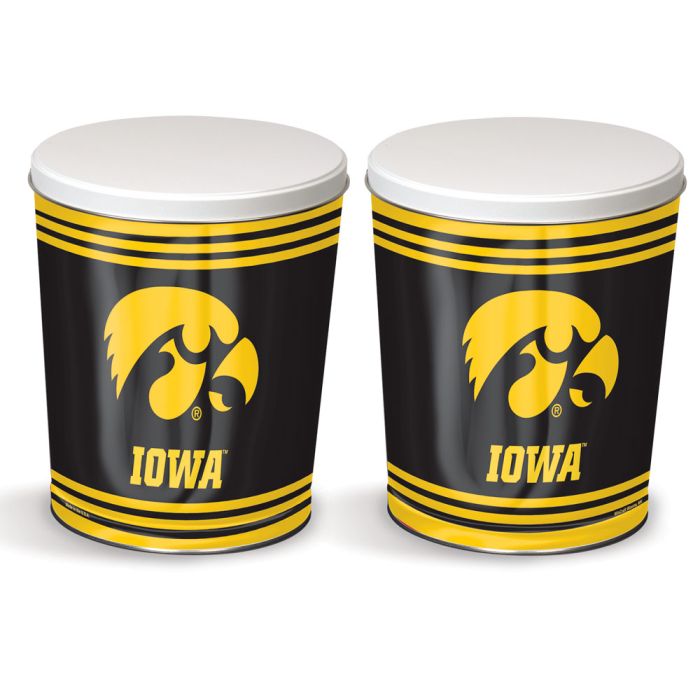 3.5 Gallon Iowa Hawkeyes Popcorn Tin – Outer Banks Popcorn Shoppe
