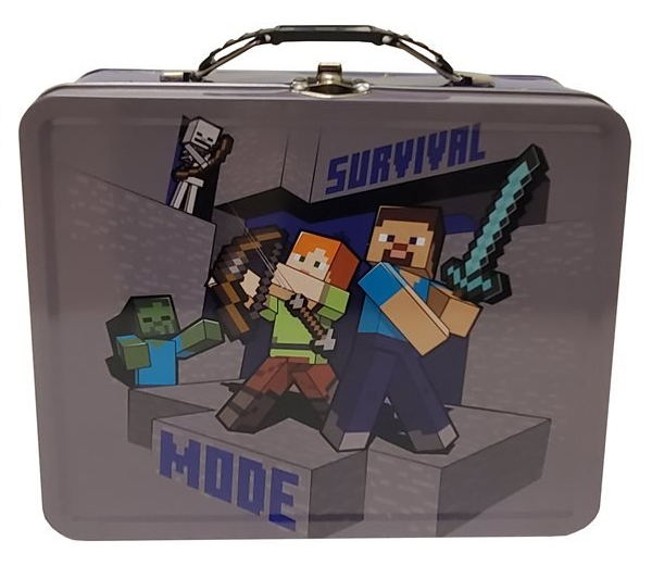 Minecraft Survival Mode Lunchbox – Outer Banks Popcorn Shoppe